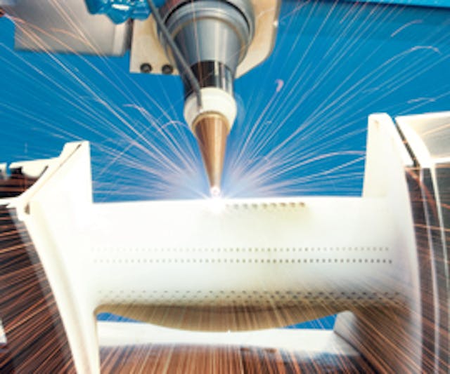 Fiber laser drilling for aerospace applications | Laser Focus World