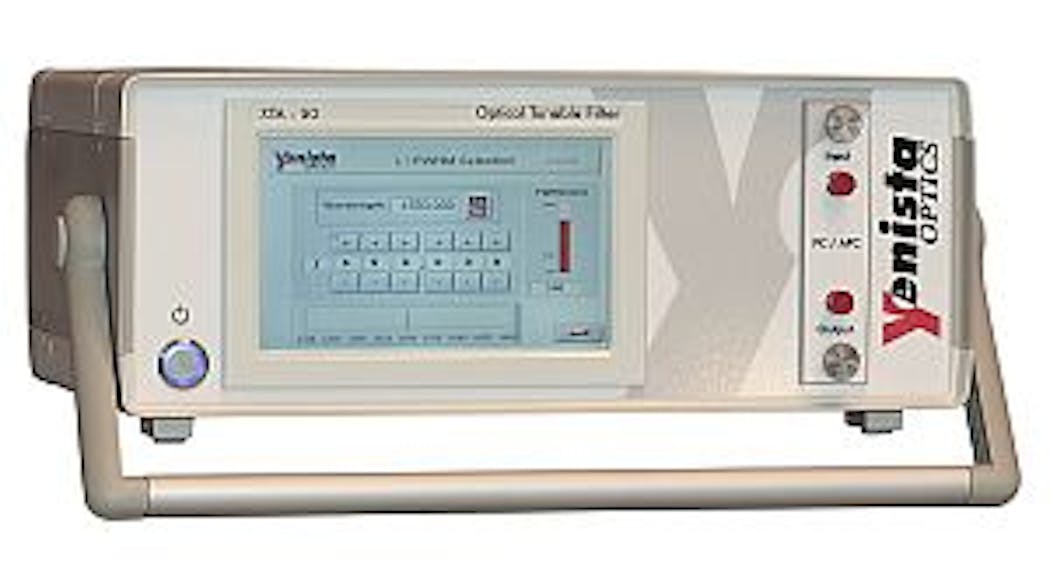 Yenista Optics tunable filters feature bandwidth down to 4 GHz | Laser Focus World