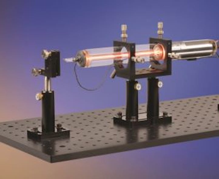 HeNe laser teaching kit from Hyland Optical Technologies includes laser ...