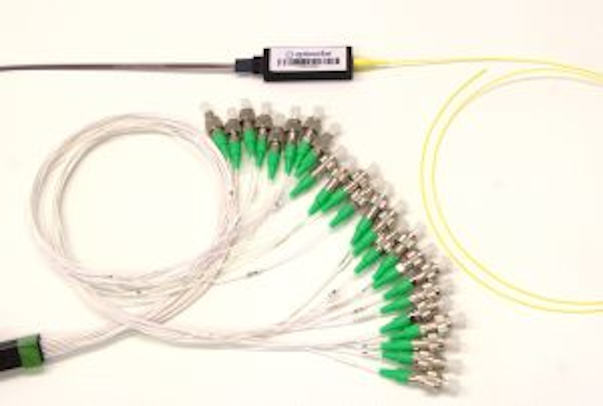 Fiber fanout from Optoscribe offers broad, flat spectral response ...