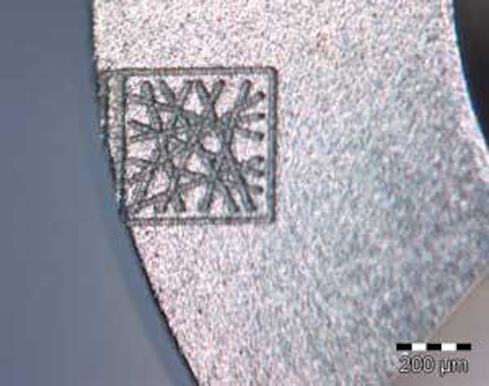 A dynamic 2D laser mark | Laser Focus World