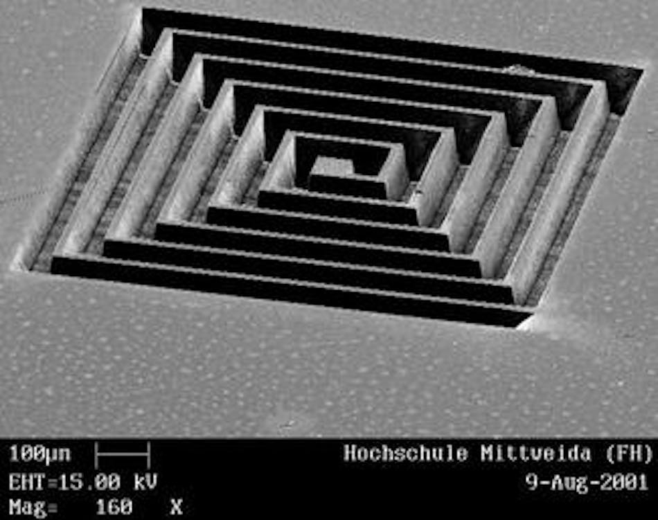 Producing microstructures with a laser/scanner system | Laser Focus World