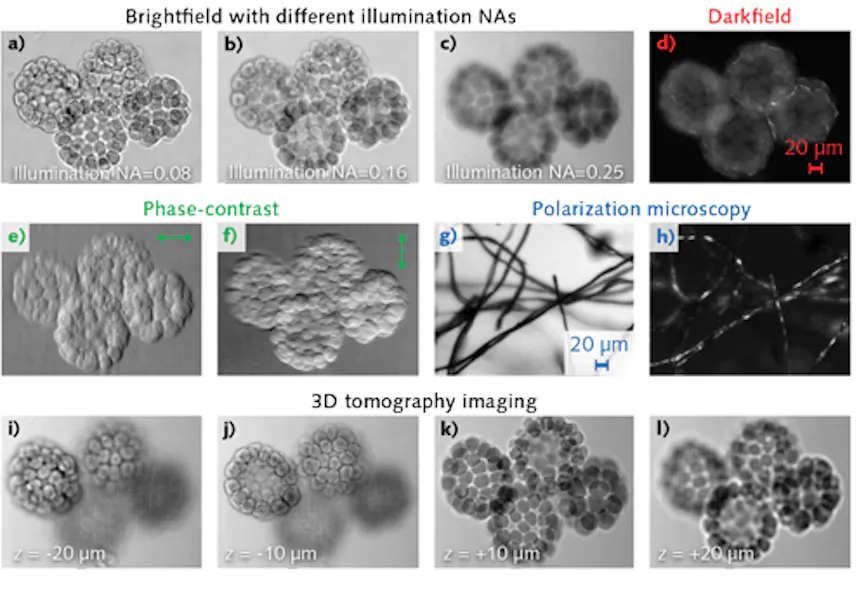 Illumination Control/Computational Imaging: Multimodal microscopy using ...