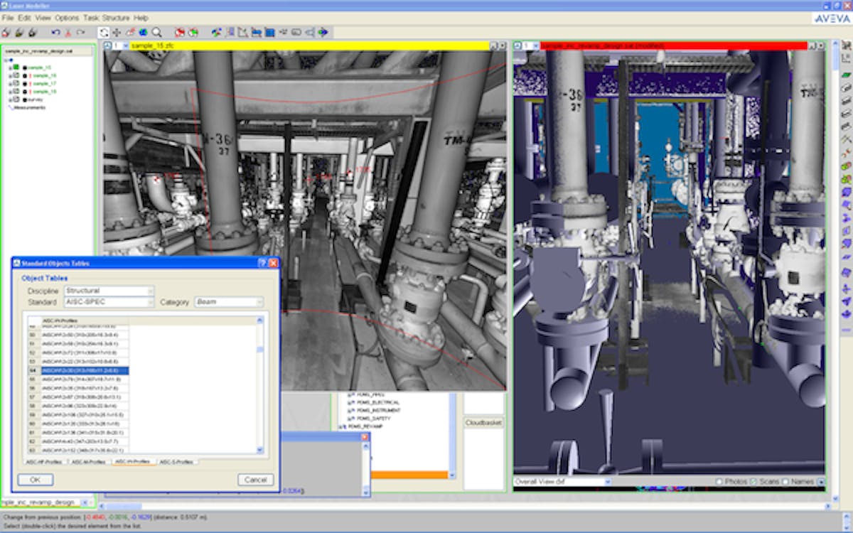 Aveva laser-scanning software captures hydrocarbons facility as-built ...