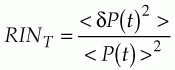How to measure relative intensity noise in lasers | Laser Focus World