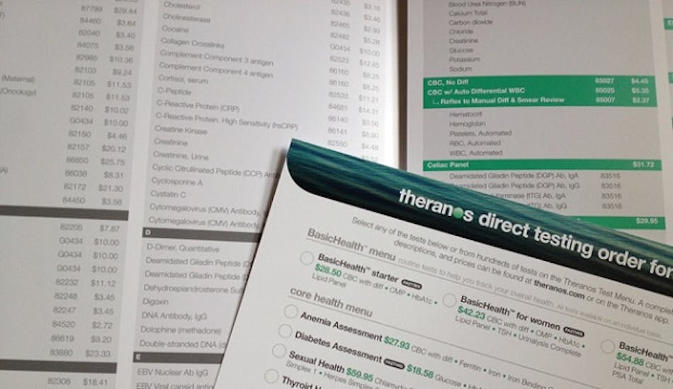Theranos redefines point-of-care testing | Laser Focus World