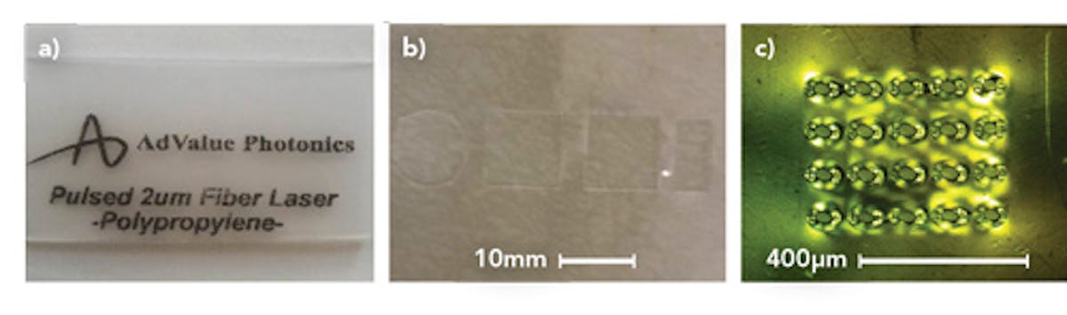 2μm lasers enable versatile processing of plastics | Laser Focus World