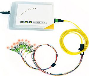 OptoTest ribbon visual fault locator uses 12 red lasers | Laser Focus World