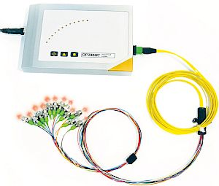 OptoTest ribbon visual fault locator uses 12 red lasers | Laser Focus World