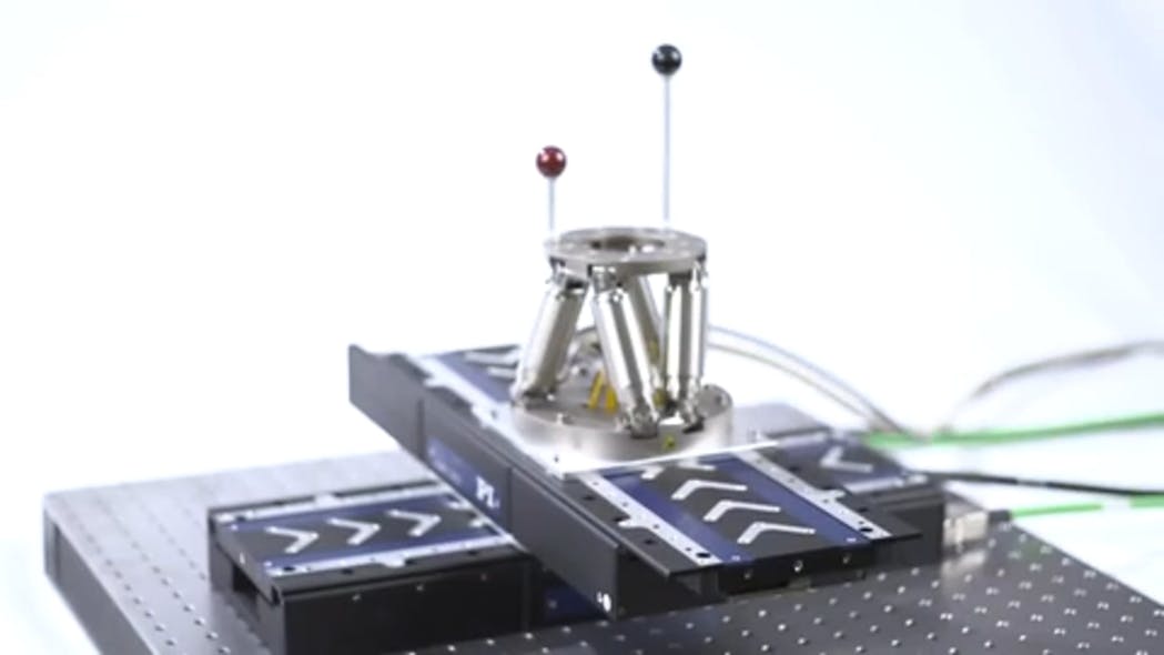 Hexapod With Range Extender Direct Drive Xy Automation System 6 Axis