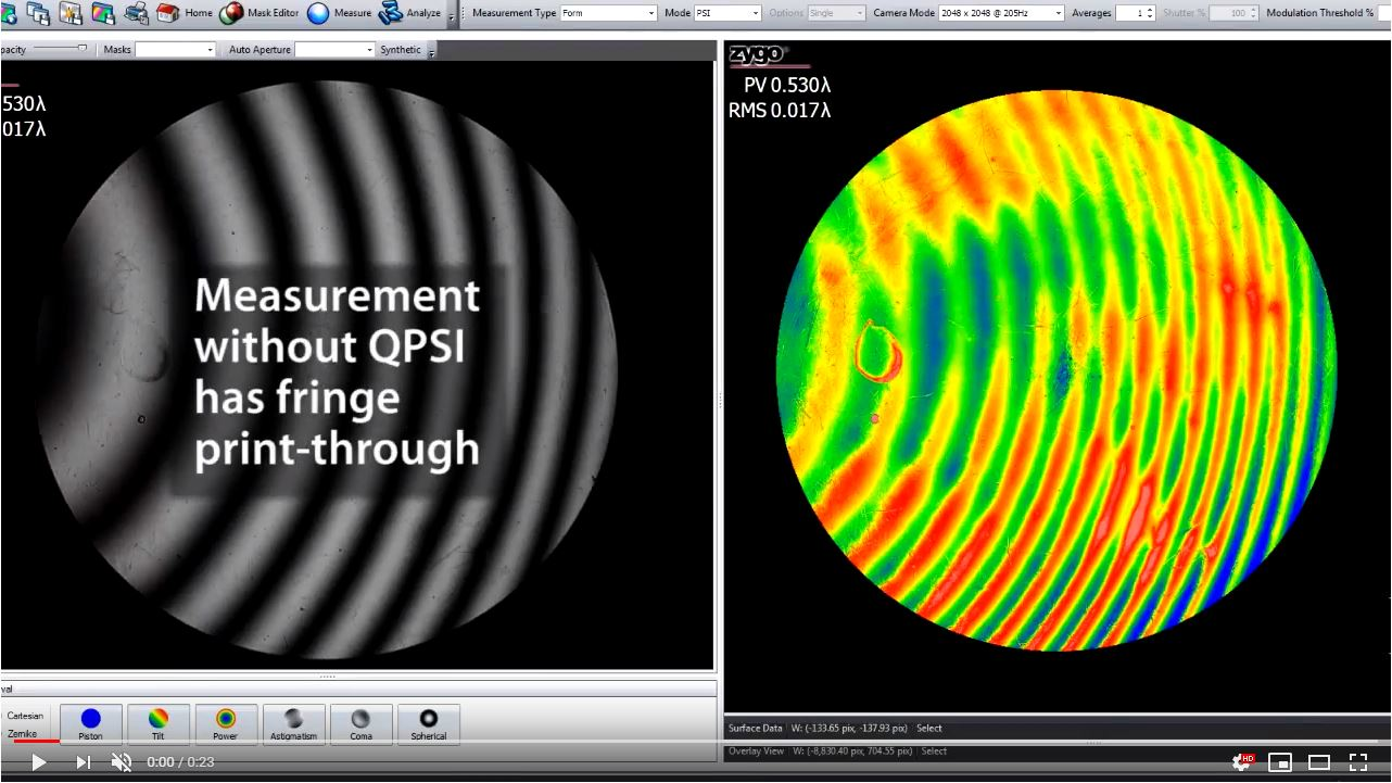 ZYGO QPSI Vibration-Tolerant Interferometry – Quick Demonstration | Laser Focus World