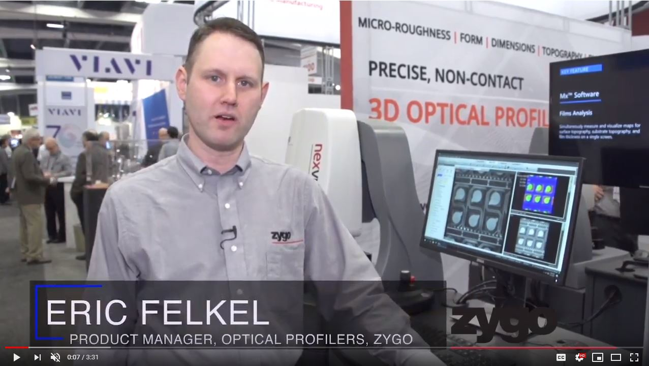 Overview of ZYGO Nexview™ NX2 Non-Contact Optical Profiling System ...