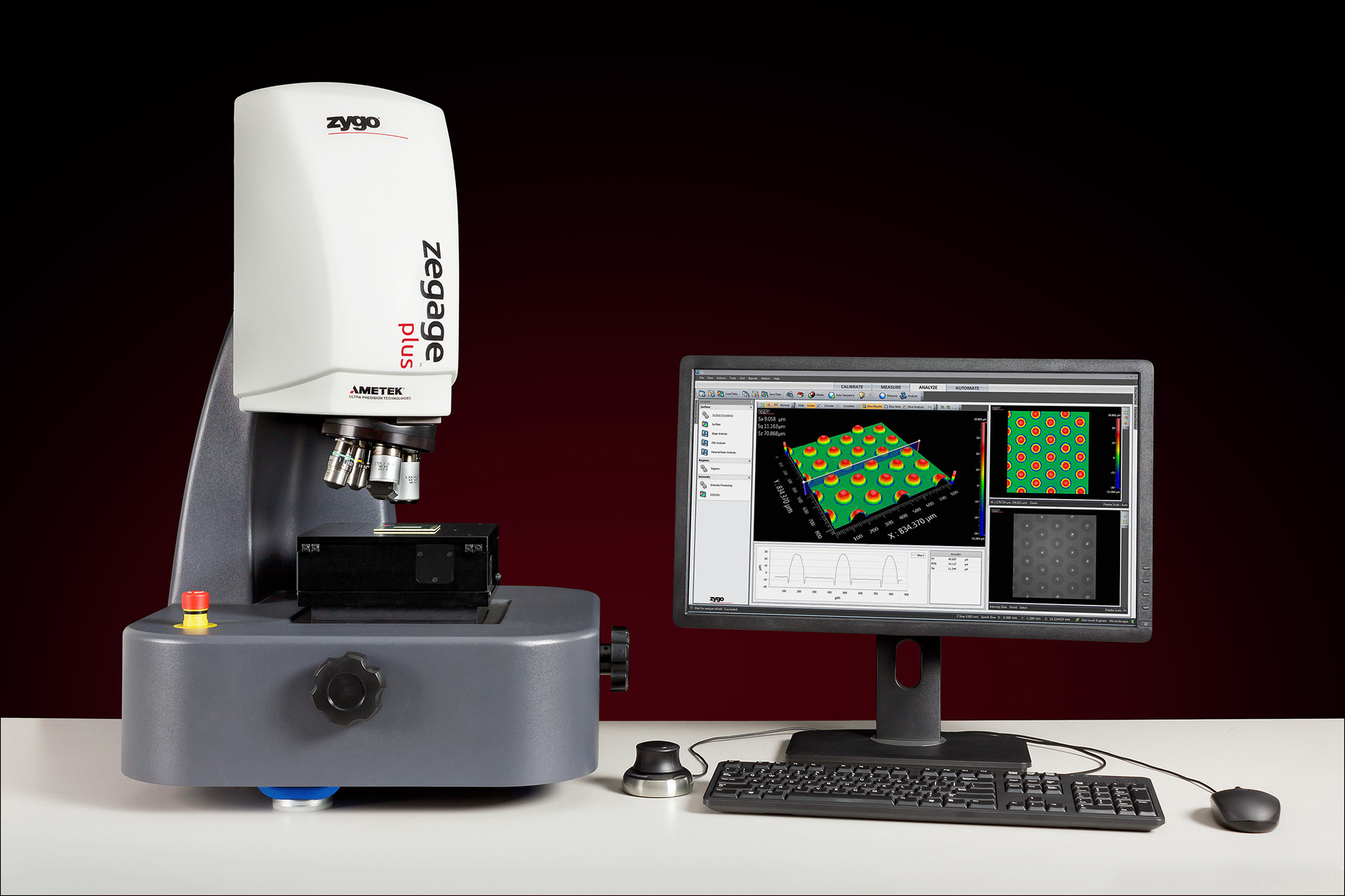 Optical profiler from Zygo has use in precision machining applications ...
