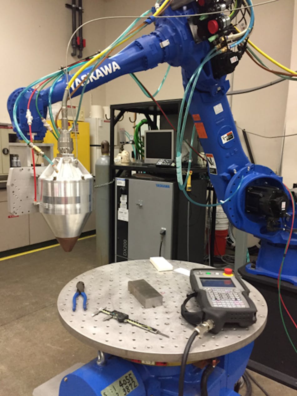 Fully reflective, coaxial laser wire additive manufacturing | Laser ...