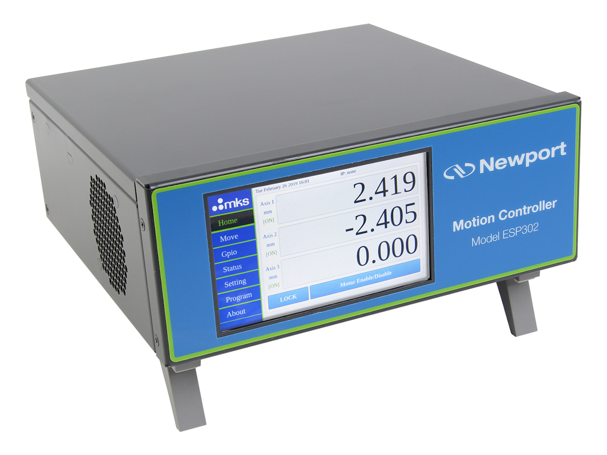 Newport motion controller and drivers controls and drives up to three ...