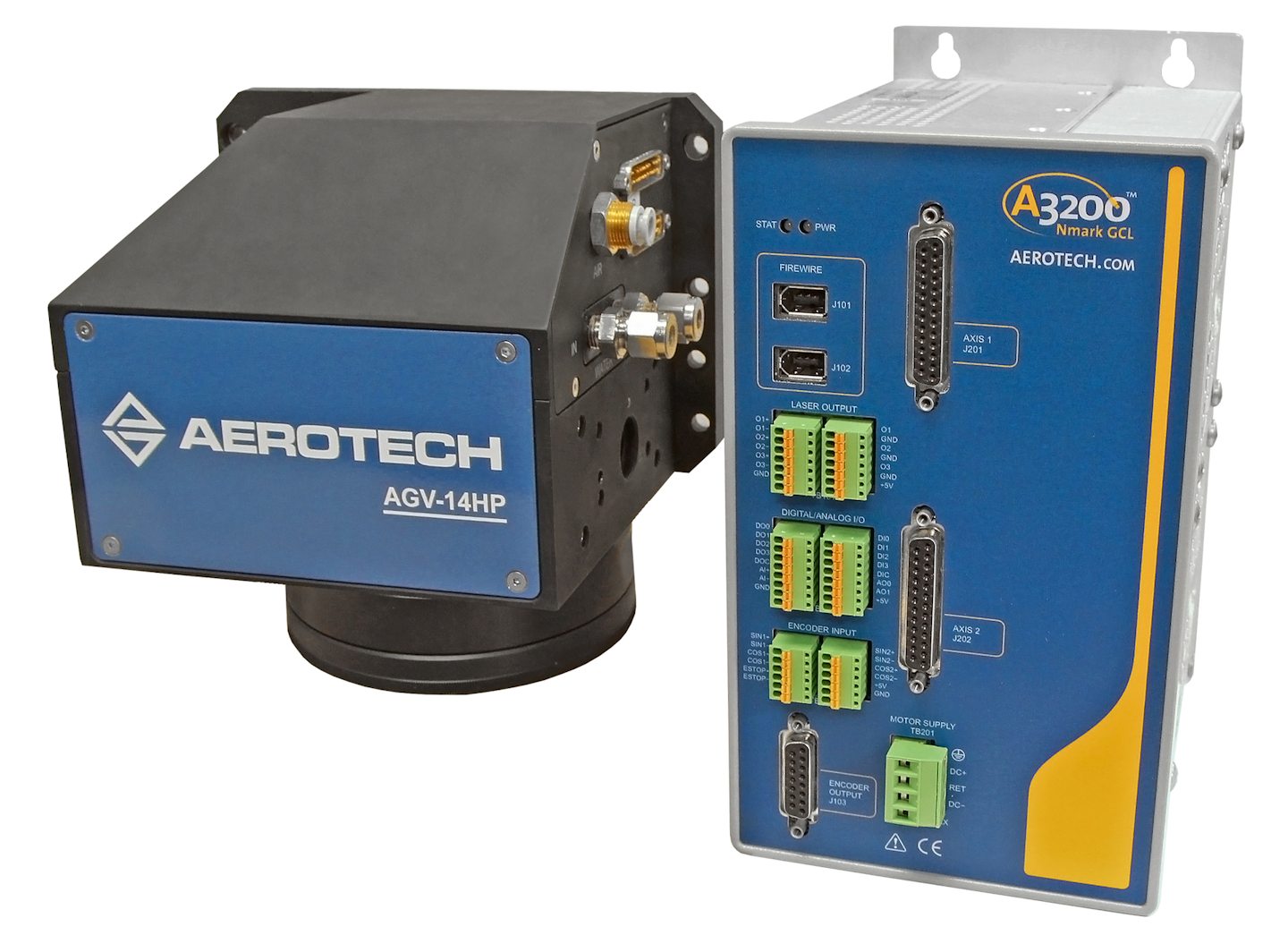 Galvo Scanner Controller From Aerotech Uses Advanced Interpolation Electronics Laser Focus World 