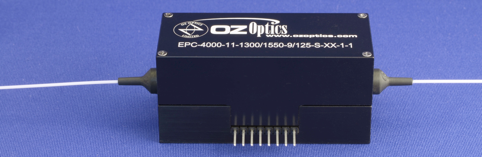 OZ Optics polarization controller/scrambler has utility in optical ...