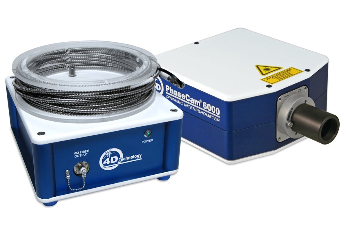 4D Technology laser interferometer uses dynamic interferometry | Laser Focus World