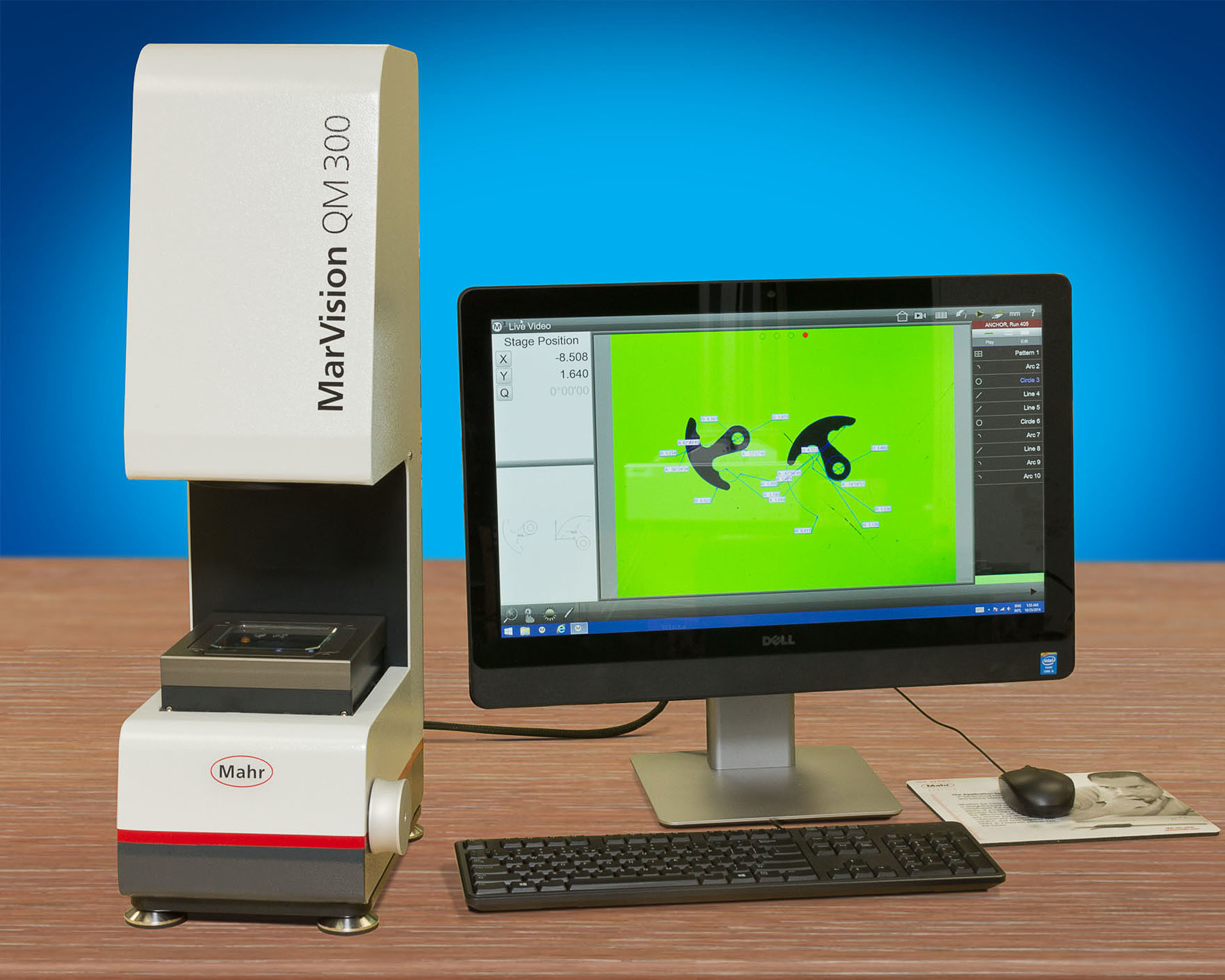Video measuring microscope from Mahr Federal features image processing ...