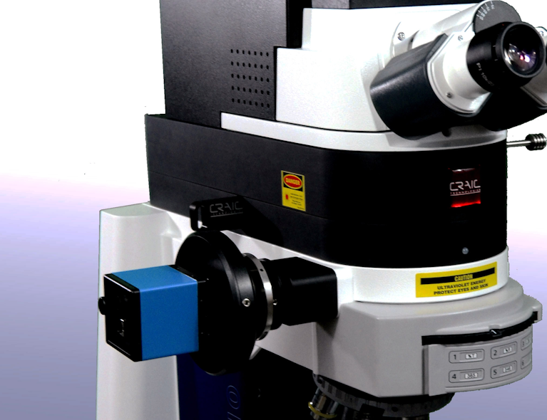 Raman microspectrometer from CRAIC Technologies integrates with optical ...
