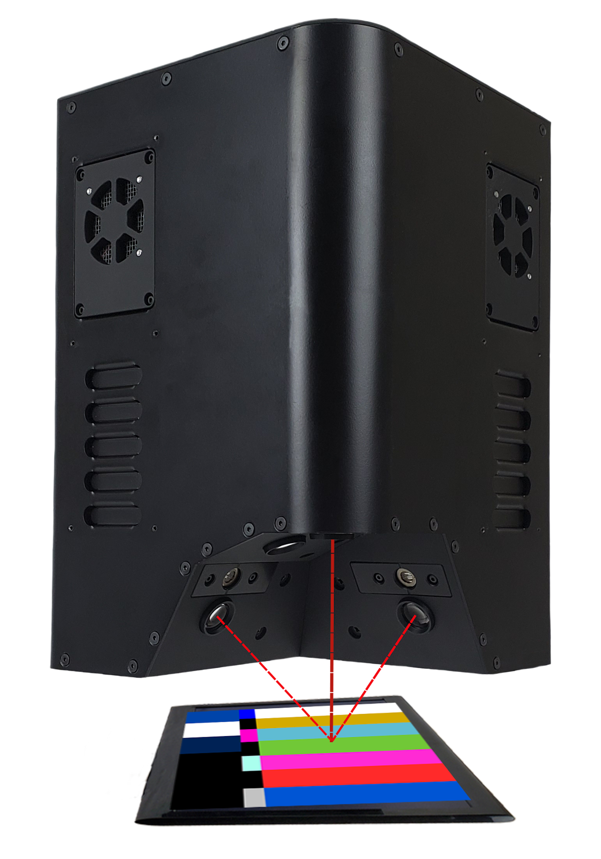 Multiangle display spectrometer has integrated flicker sensor | Laser ...