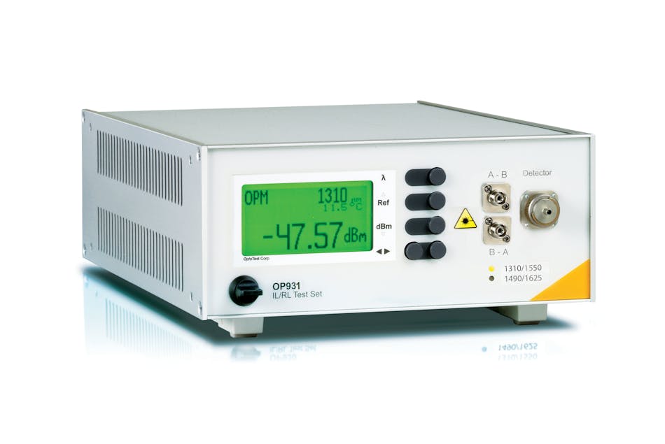 OptoTest fiber-optic test equipment offers detector options | Laser ...