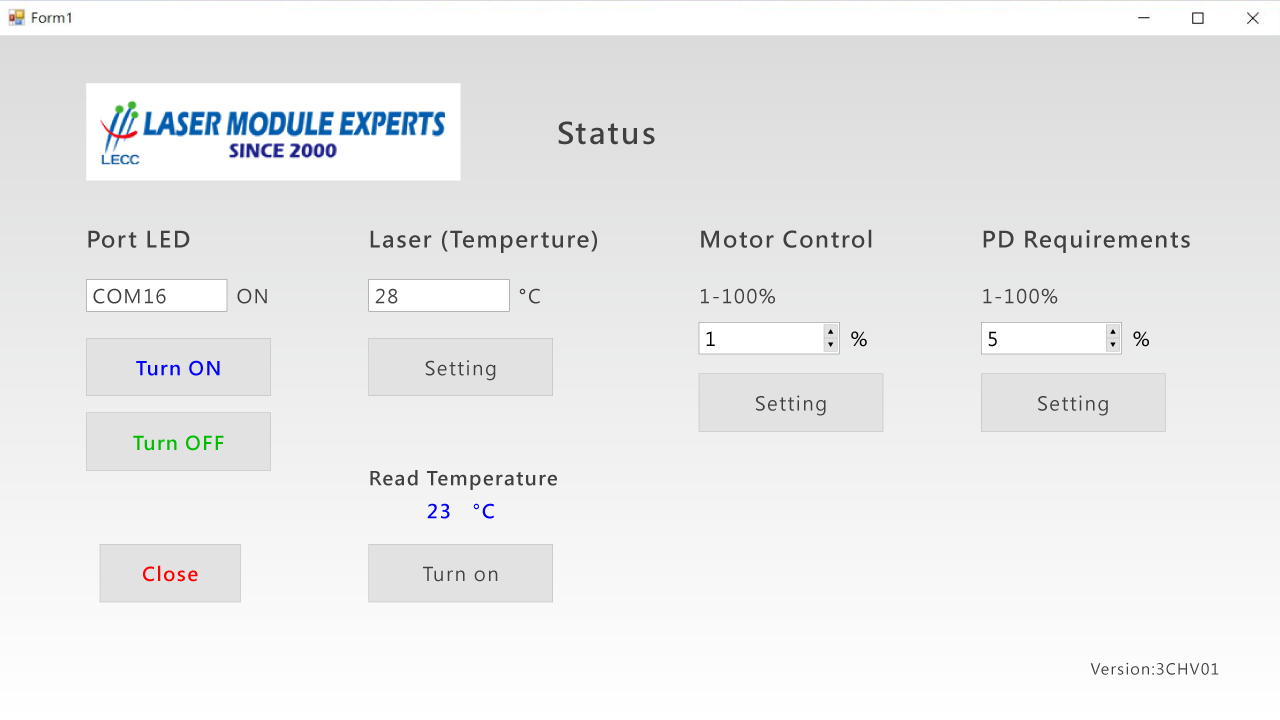 Motorized Focal Length Laser Module with Infinite depth of field ...