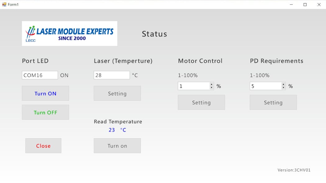 Motorized Focal Length Laser Module with Infinite depth of field ...