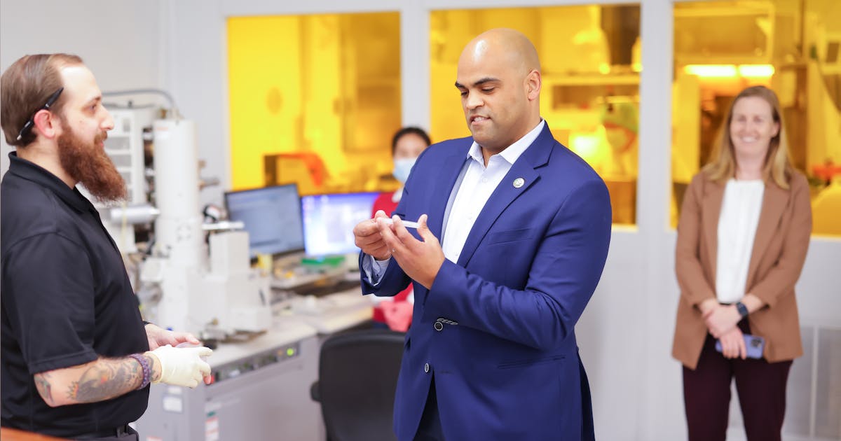 Congressman Allred Visits Semiconductor Manufacturer Photodigm To