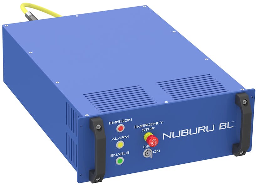 Blue laser available with fiber delivery or direct beam delivery | Laser Focus World