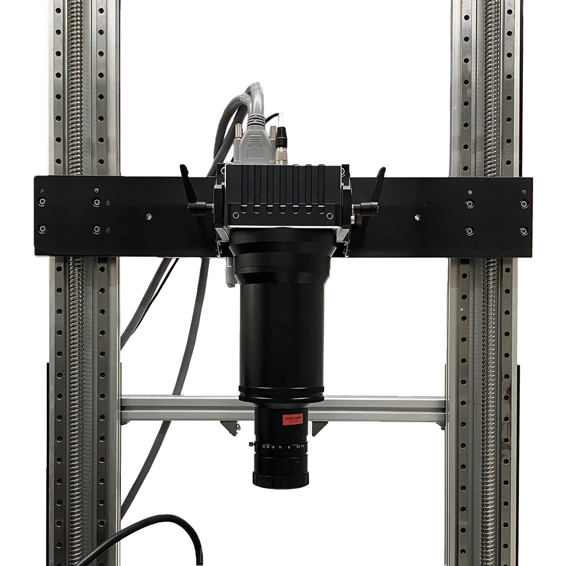 Advanced line scan imaging system captures images on transparent ...