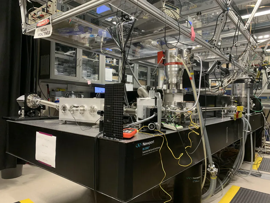 High-harmonic generation light probe reveals spin dynamics within a ...