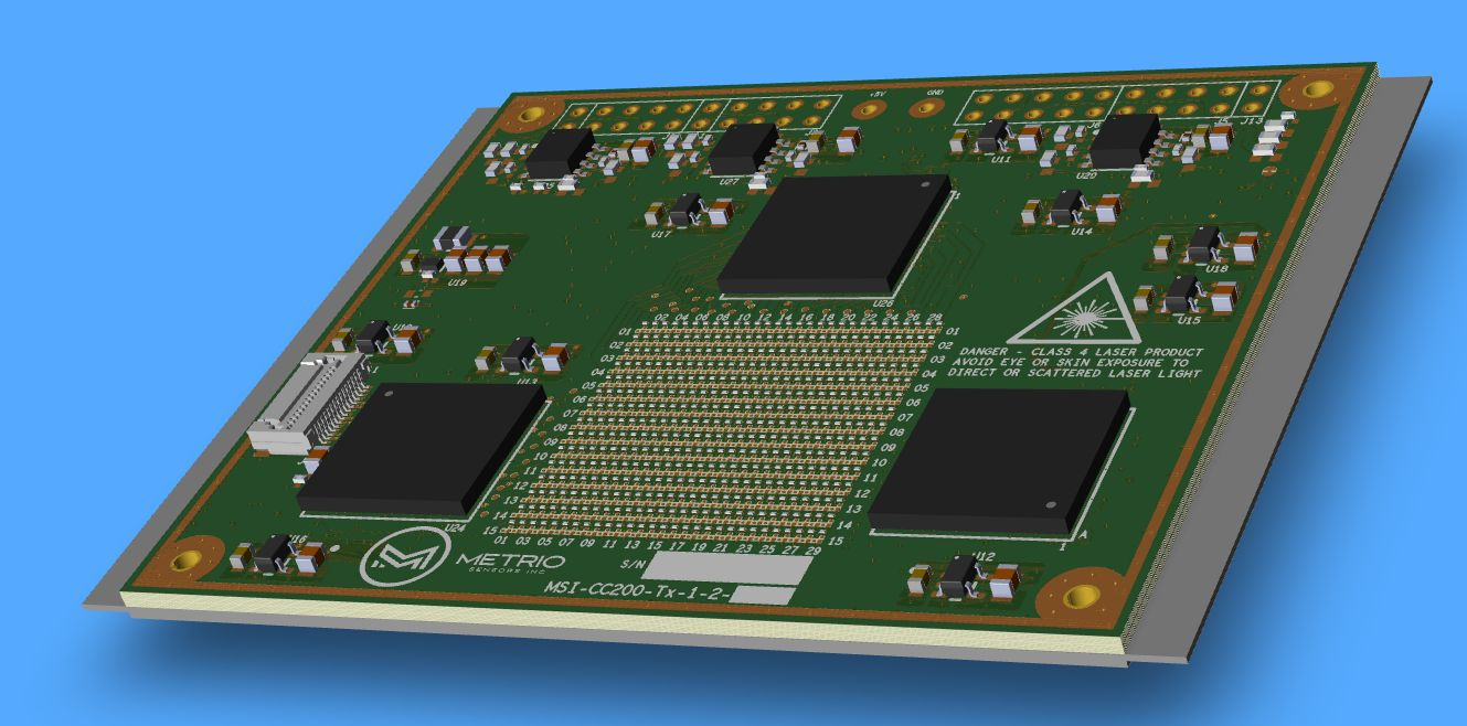 VCSEL array boards available in standard 680, 850, and 940 nm ...