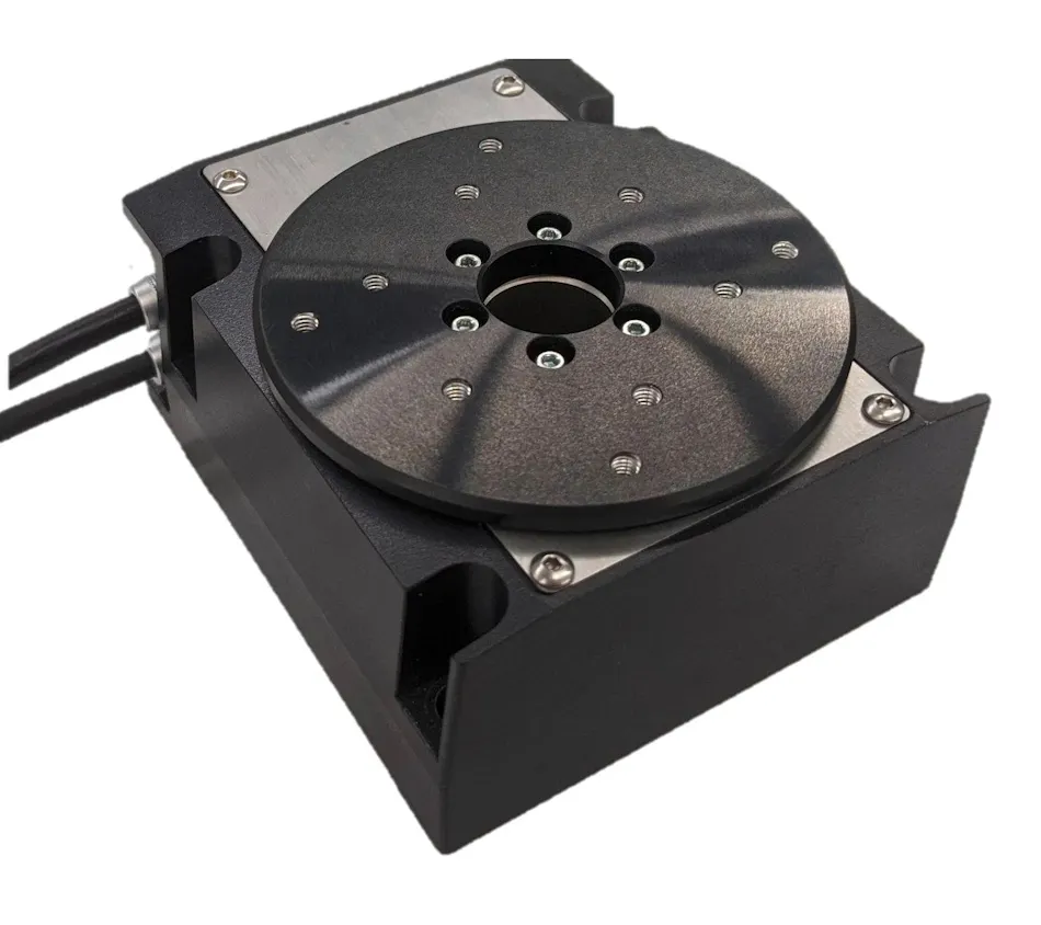 Direct-drive rotation stages provide position accuracy of 10 µrad ...