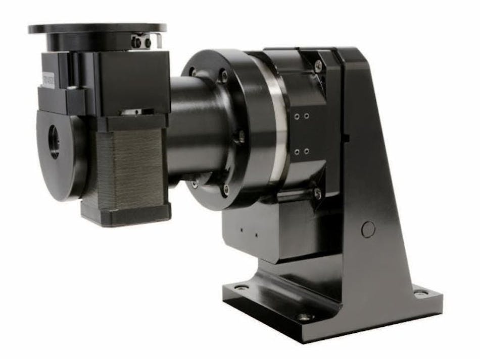 Tilting rotary stage with rotating axis offers 30 arcsec positioning ...
