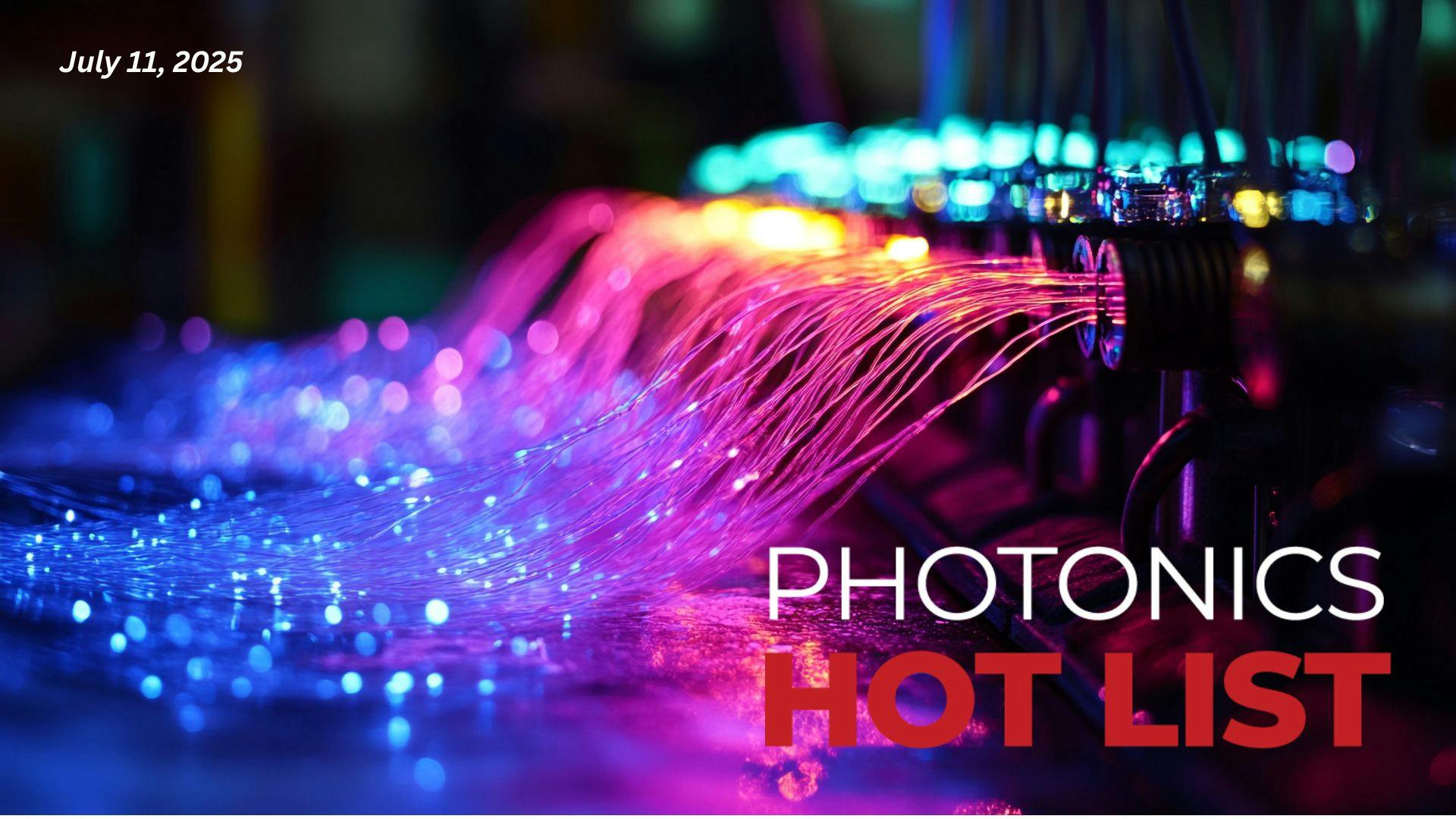 Photonics Hot List: July 11, 2025 | Laser Focus World