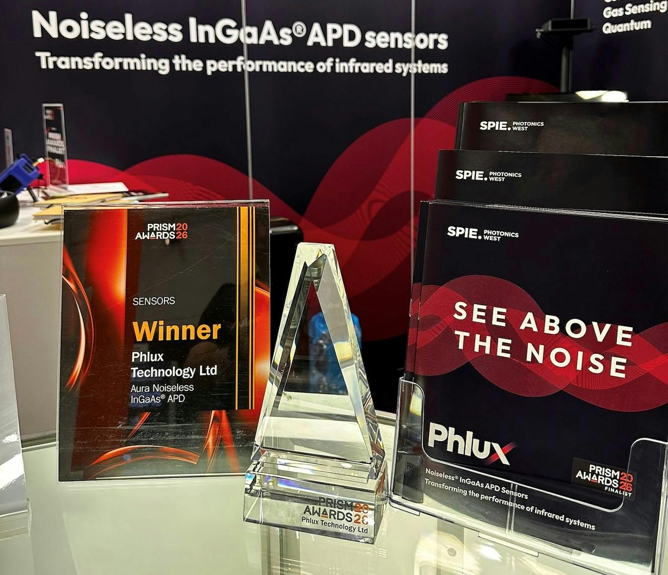 Phlux Technology lands SPIE Prism Award for Sensors at Photonics West ...